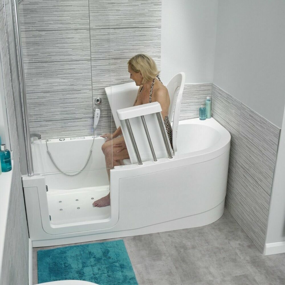Access Easy Riser Slipper Corner Walk-In Bath 1700mm x 750mm - With ...