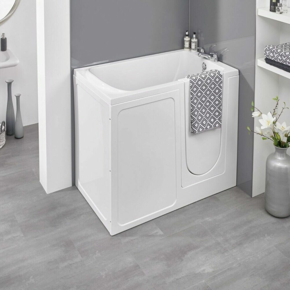 Access Oregon Midi Length Walk-In Bath 1195mm x 715mm - Deep Soak ...
