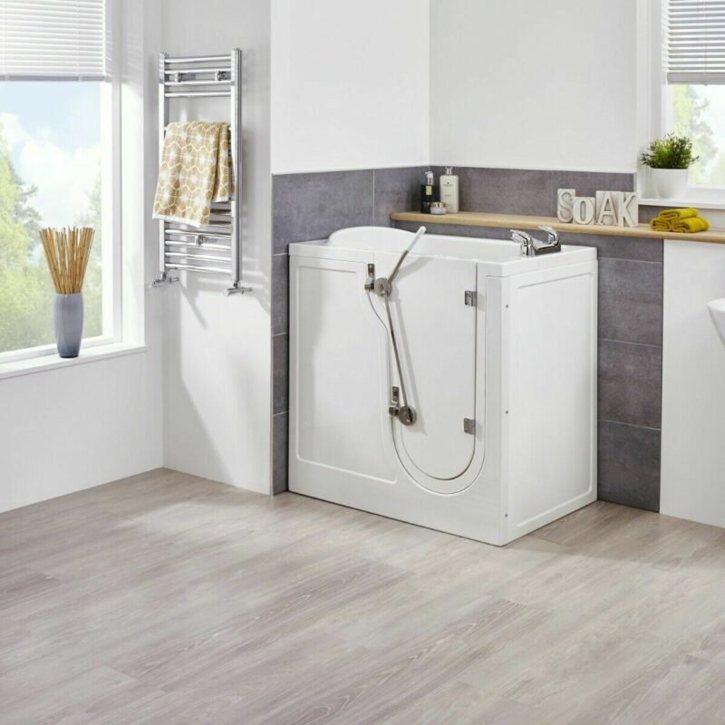 Access Vermont Compact Walk-In Bath 950mm x 660mm - Deep Soak - With ...