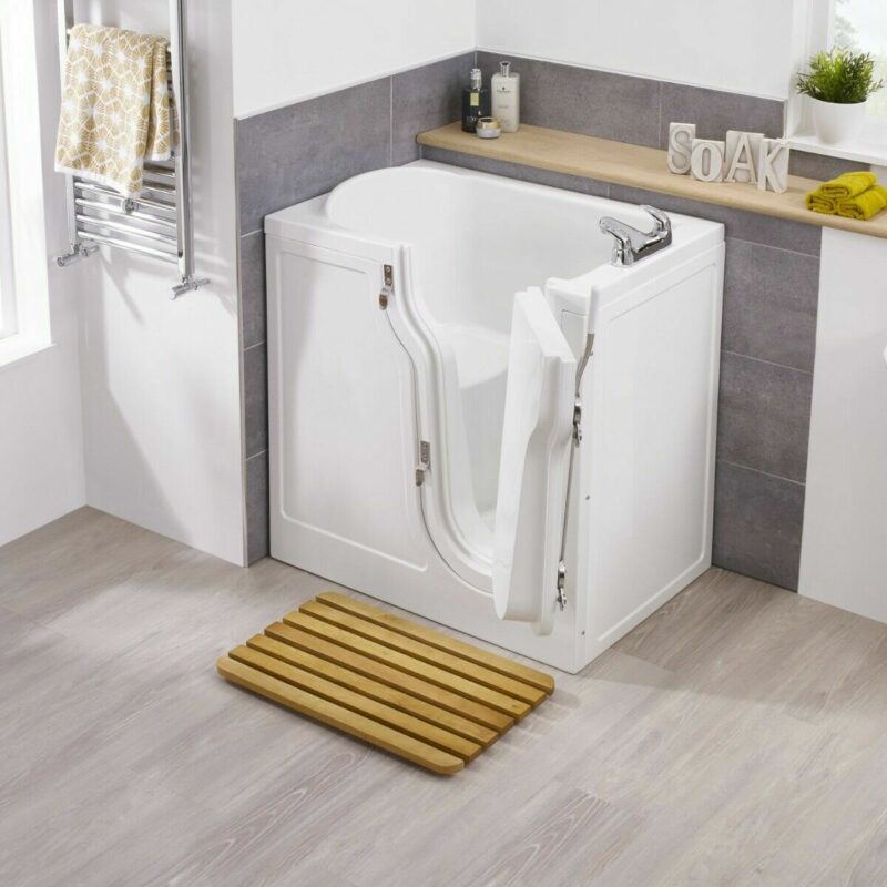 Access Vermont Compact Walk-In Bath 950mm x 660mm - Deep Soak - With ...