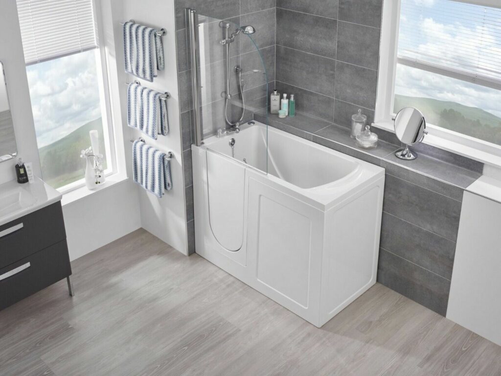 Access Georgia Midi Length Walk-In Bath 1245mm x 660mm - Deep Soak ...