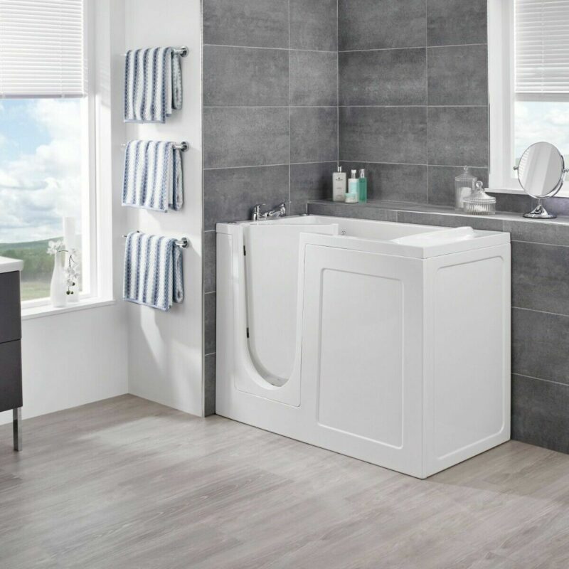 Access Georgia Midi Length Walk-In Bath 1245mm x 660mm - Deep Soak ...