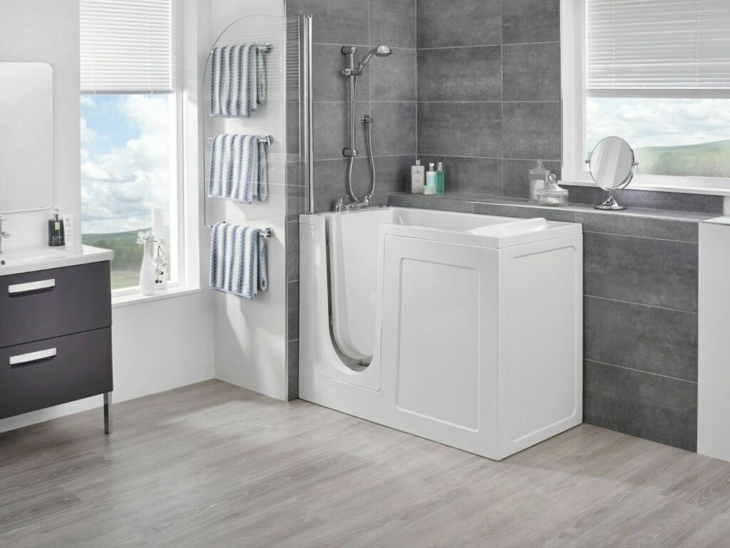 Access Georgia Midi Length Walk-In Bath 1245mm x 660mm - Deep Soak ...