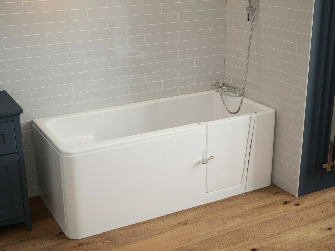 British Baths Princess Walk-In Bath with Fixed Seat - Walk-in Baths
