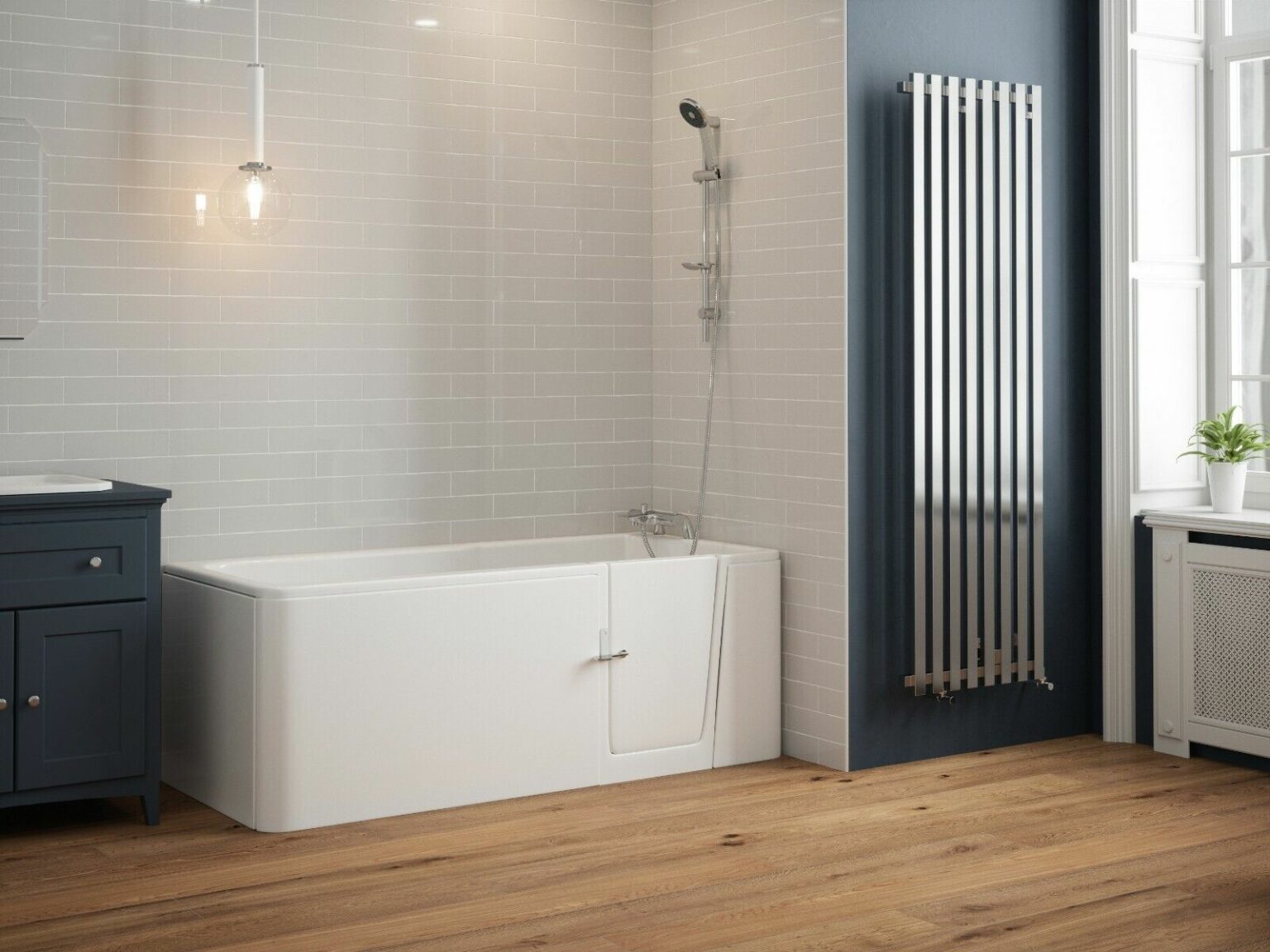 British Baths Princess Walk-In Bath with Fixed Seat - Walk-in Baths