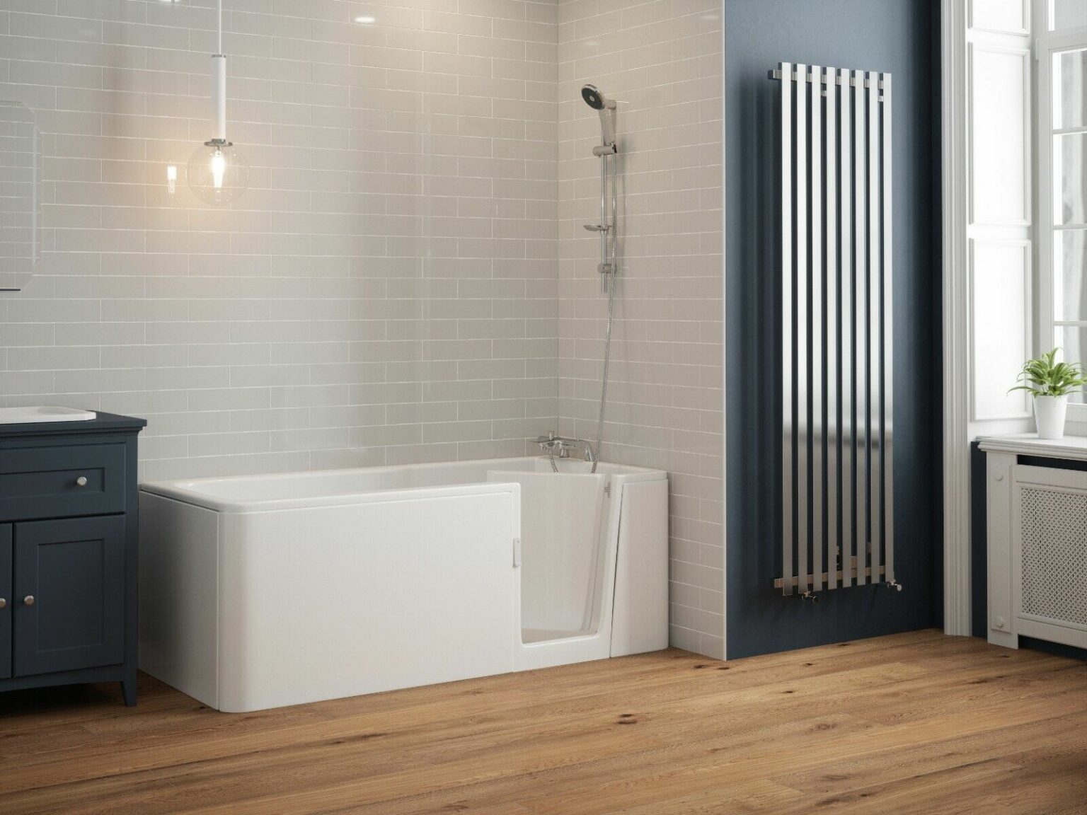 British Baths Princess Walk-In Bath with Fixed Seat - Walk-in Baths